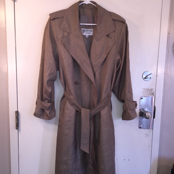 J. Gallery | Jackets & Coats | J Gallery Rain Coat Lined Fit Flare ...